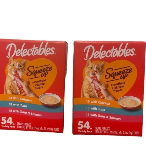 Petsmart | Cat | Lot Of 2 Boxes Hartz Delectables Squeeze Up ...